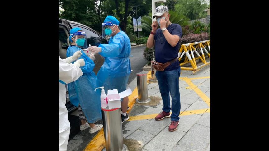 第九次核酸双采双检完毕