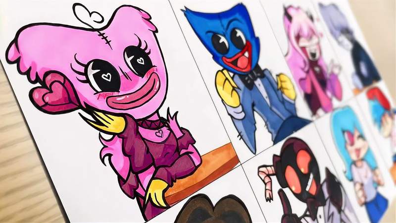 FNF创意手绘:画出「The Date」约会模组中的所有角色!