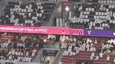 世界杯揭幕战卡塔尔0:2厄瓜多尔观众席冰火两重天
