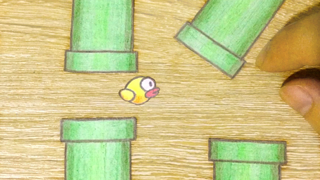 原创定格动画:这只小鸟,太笨了,只有定格动画能救它
