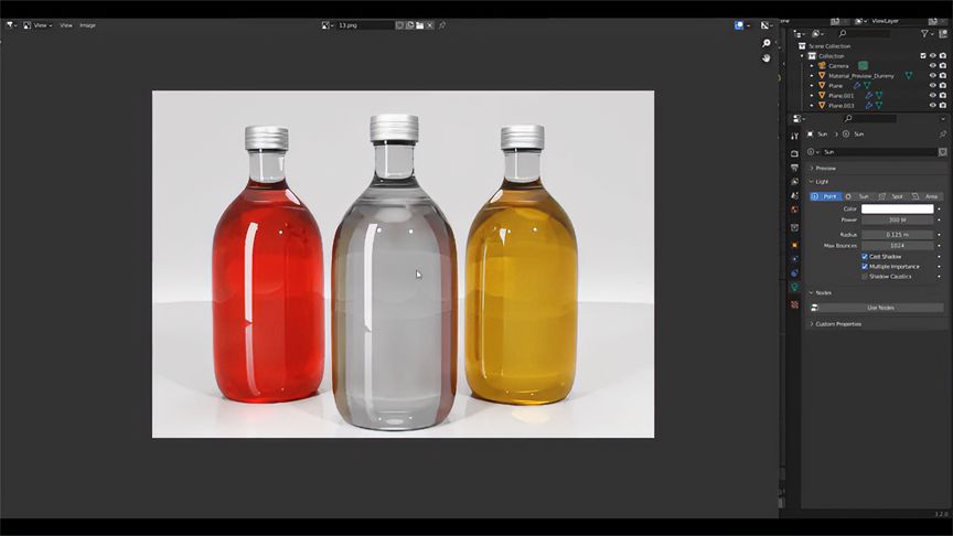blender教程-玻璃瓶建模教程