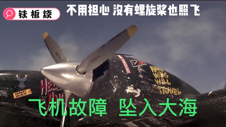 没有螺旋桨照飞 结果坠入大海