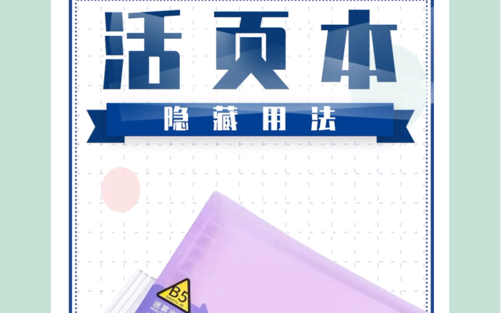 这几个活页本的隐藏用法学会了吗?#乐普升比心本册 #活页本 #学生党...
