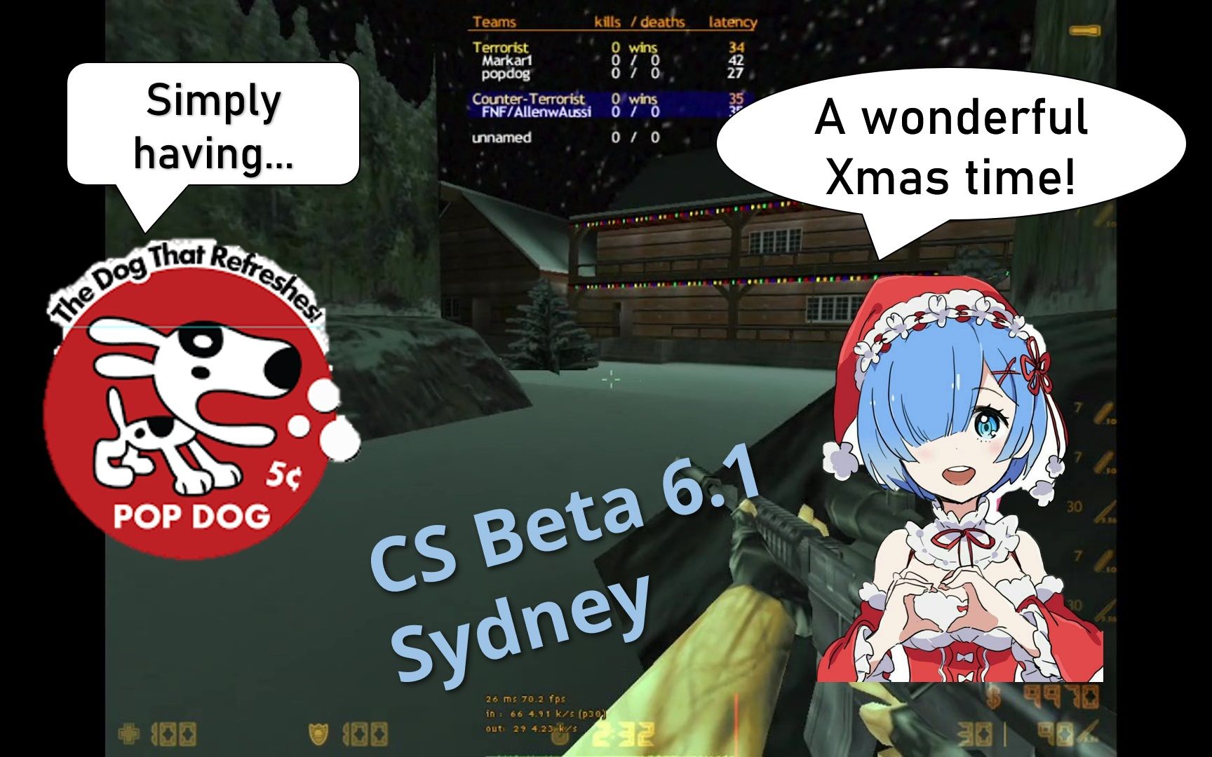 【Allenw阿伦王】Xmas Lodge 圣诞小屋 跑图&试玩 - CSbeta 6.1 悉尼...