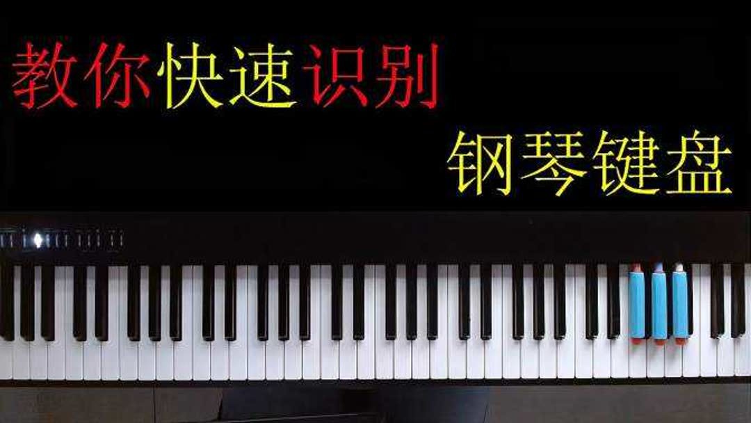 带你认识钢琴键盘~