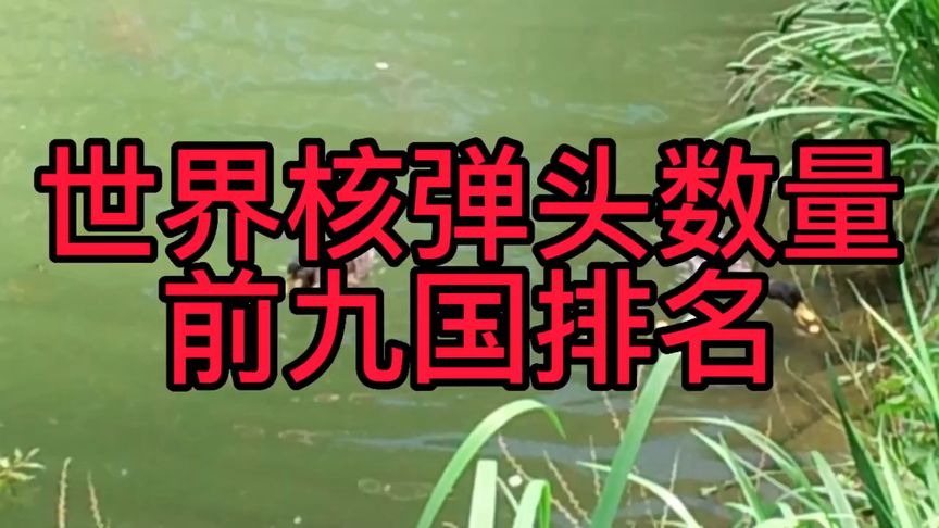 看看世界核弹头数量前九国排名,中国核弹头数量有点意外!