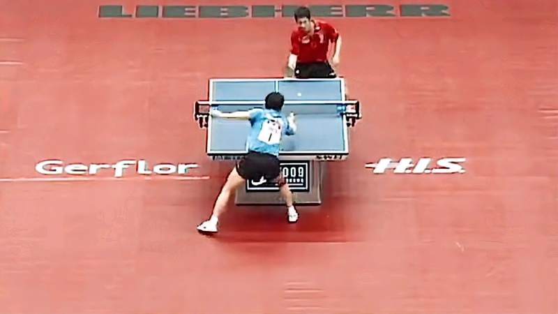 乒乓球世锦赛中,王皓4比0战胜王励勤,打出职业生涯最霸气的一赛