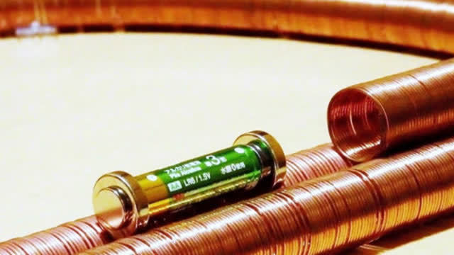 .b>自制磁悬浮列车,启动后让人眼前一亮,其实原理很简单!