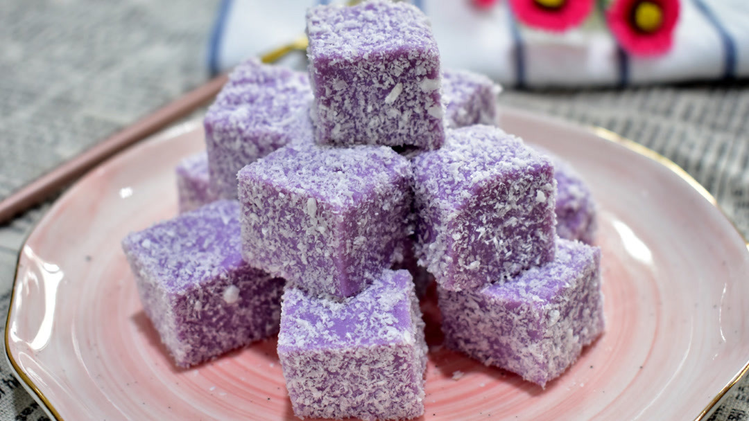 1碗牛奶，1个紫薯，教你做独家秘制小甜点，入口即化，做法简单