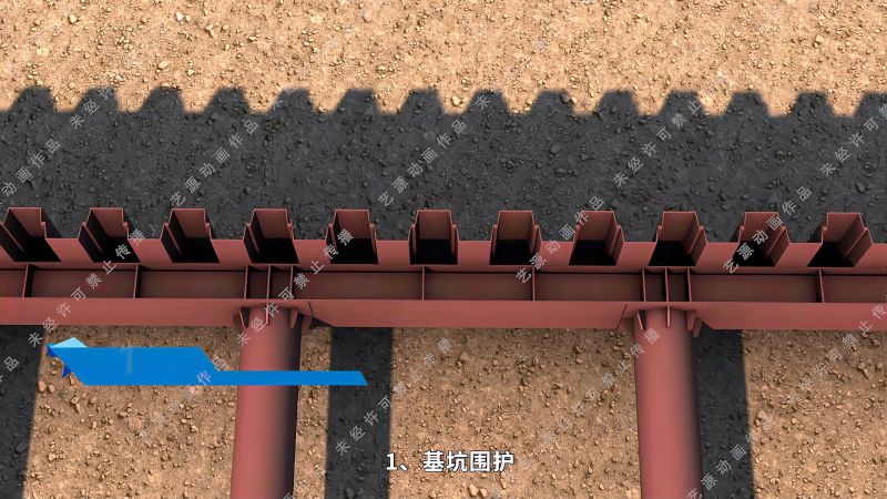 三维动画模拟:城市综合管廊～