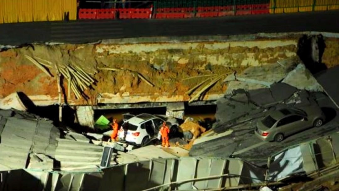 厦门地陷事故原因:施工过程中临时立柱承重超负荷