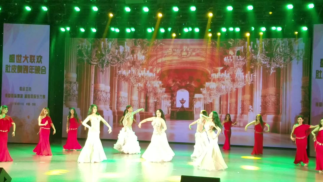 成都肚皮舞 成都杨娟肚皮舞大型跨年晚会