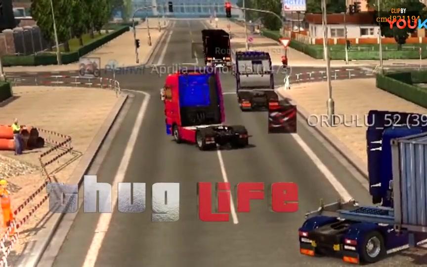 [欧洲卡车模拟2联机]逗逼脑残的车祸集锦 EP65(ETS2MP)
