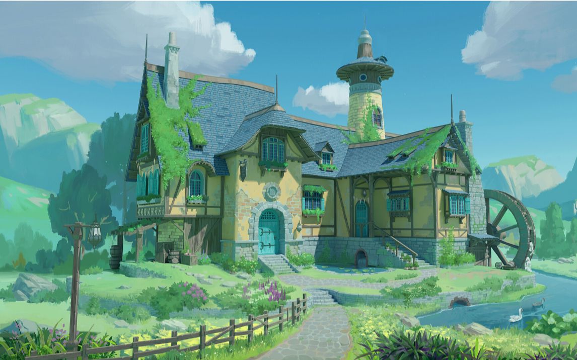 【Maya场景建模】超详细解说制作充满欧式风的老房子