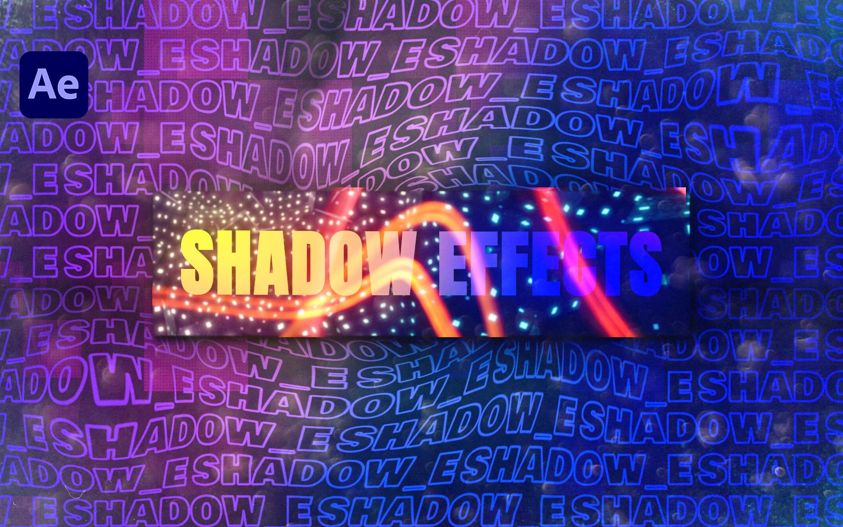 【AE效果】Logo+文字排版背景动画效果(免费的工程文件_After Effects)