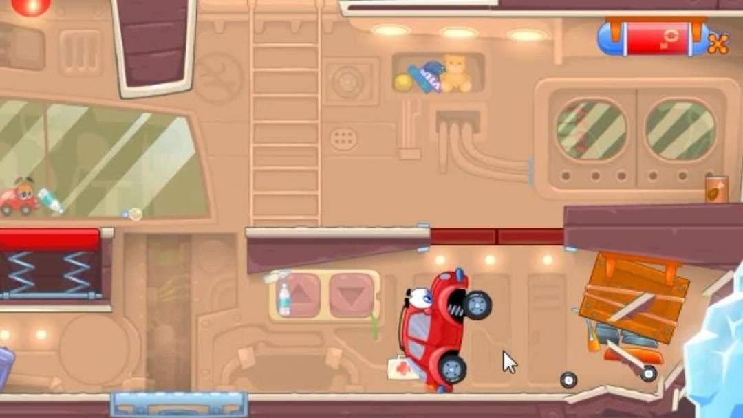 太恐怖了,轮船装上冰山啦!小汽车总动员游戏