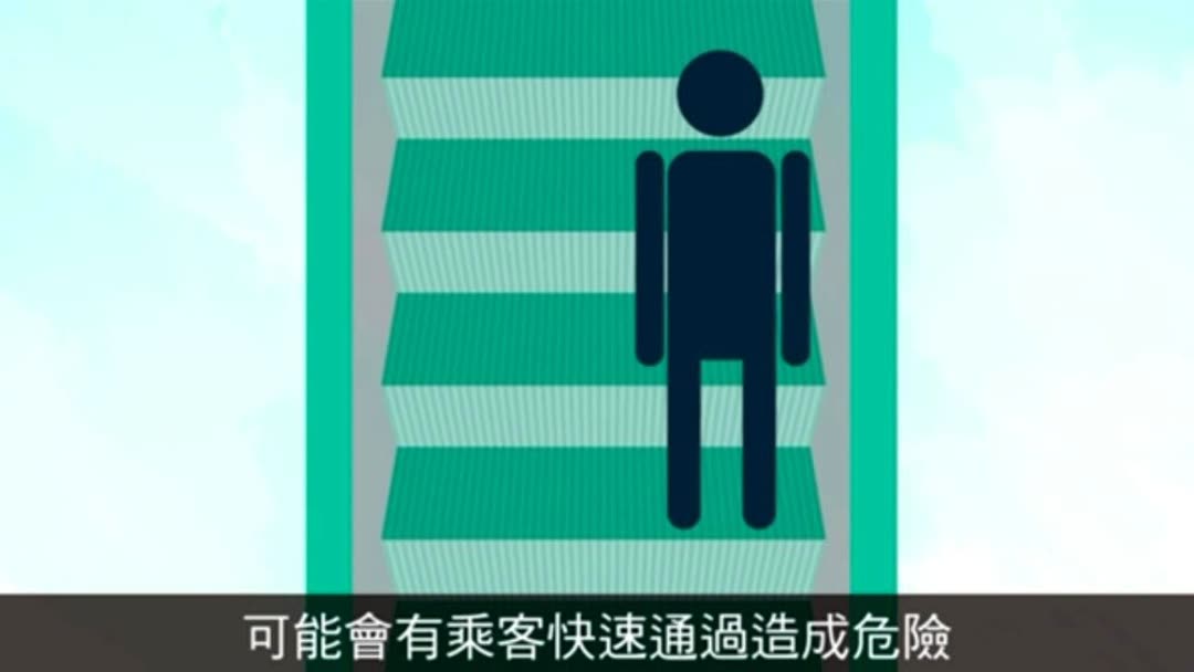 1分钟告诉你如何正确搭乘手扶电梯