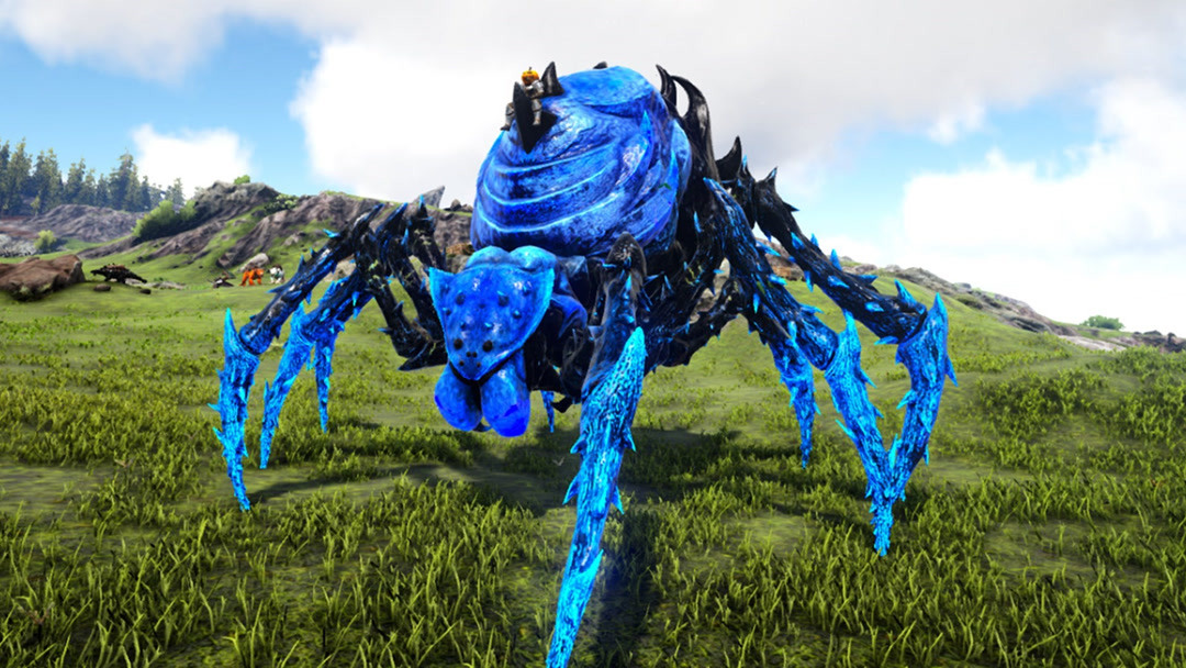 方舟生存进化:憨憨部落 41 育母蜘蛛被飞龙群无情揉虐