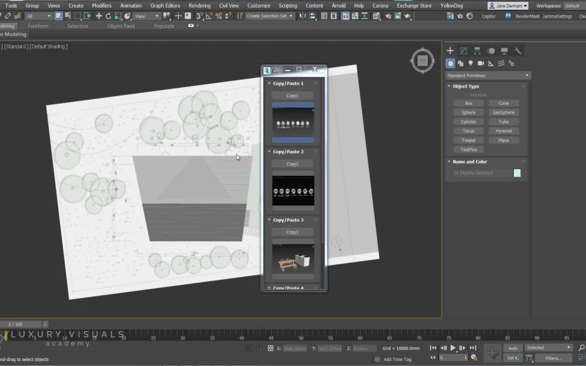 3DS MAX Vray室外建筑场景渲染制作视频教程 3.材质在3ds Max和...