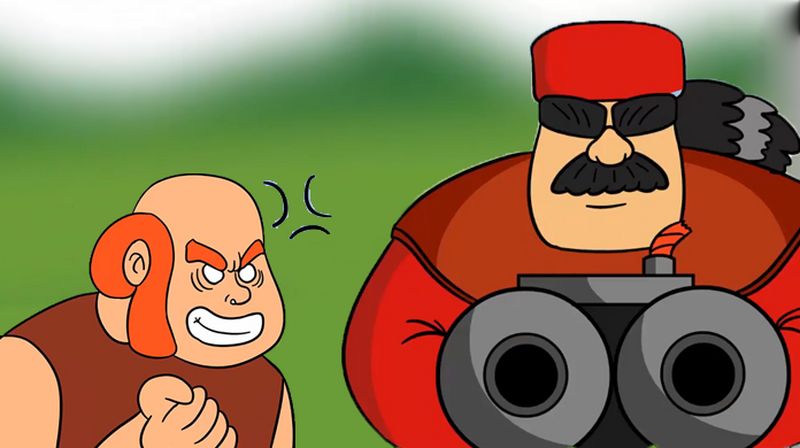   《皇室战争》趣味动画之猎人和电击车小队第二篇