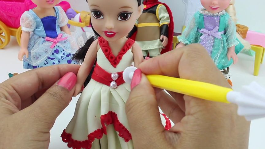 DIY芭比娃娃衣服制作