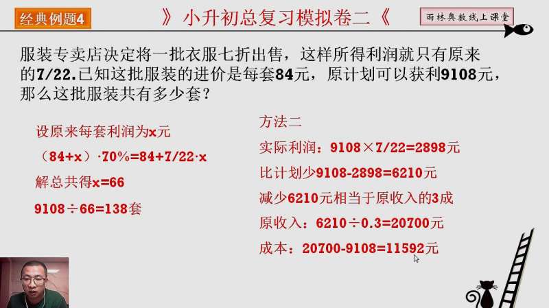 小学奥数小升初经典例题经济问题