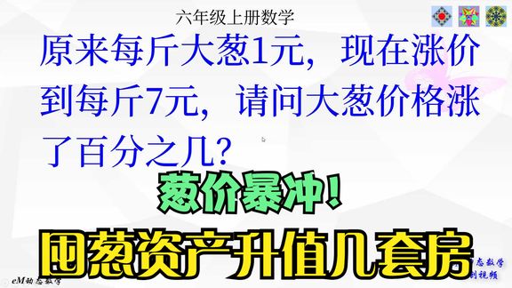 大葱价格由1元涨到7元,涨了百分之几?网友:葱价暴冲!