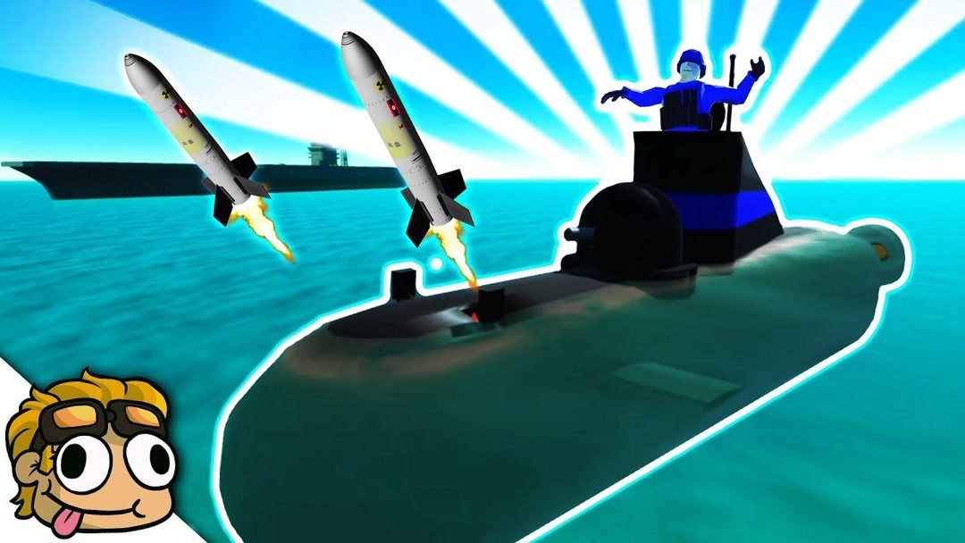 小飞象战地模拟器 潜水艇海底出击 发射跟踪导弹摧毁飞机