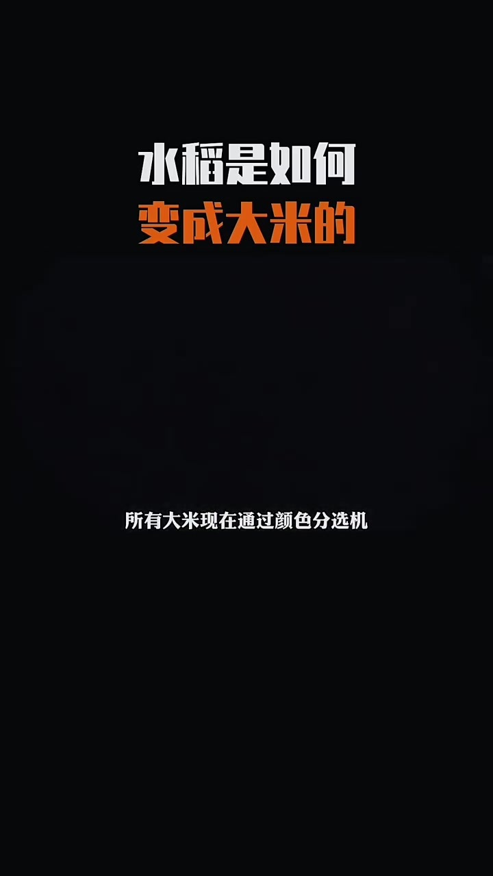 水稻是如何变成大米的?