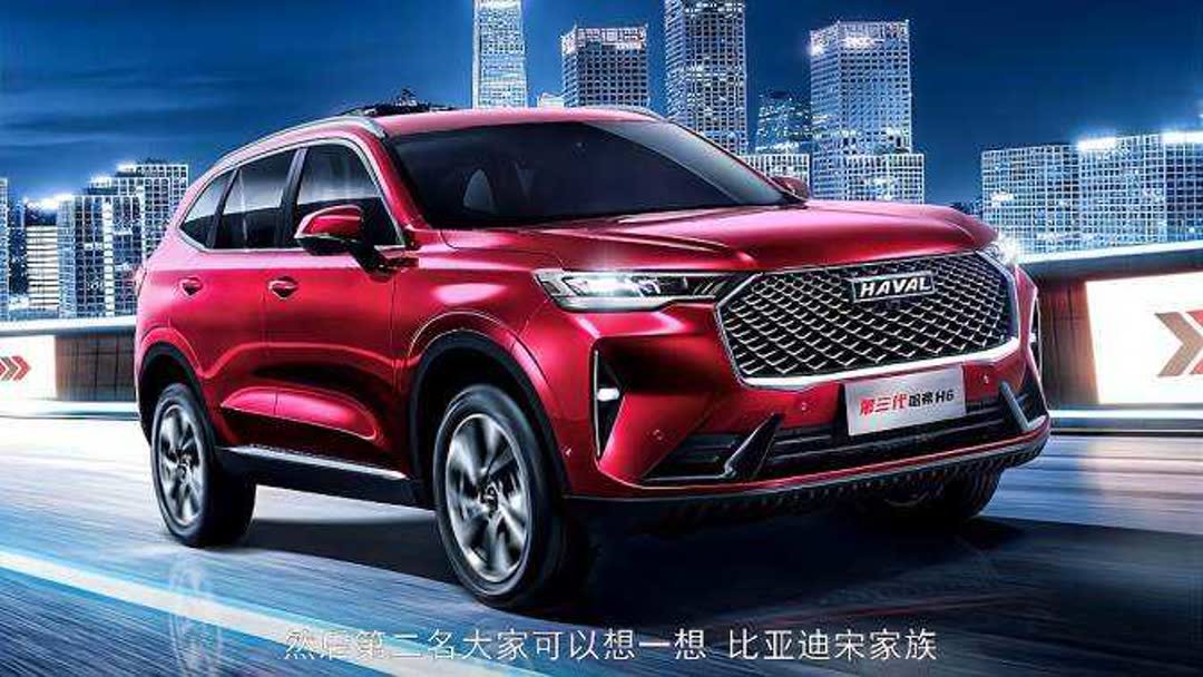 2021年8月份SUV排行榜,前四名均为国产车!