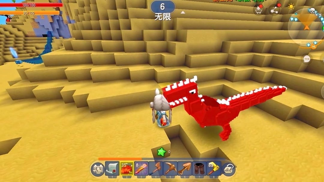 迷你世界:霸王龙吃什么才能驯服?