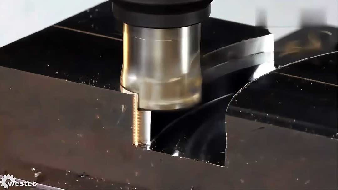 现代数控车床加工过程!网友,程序编辑绝对是个人才