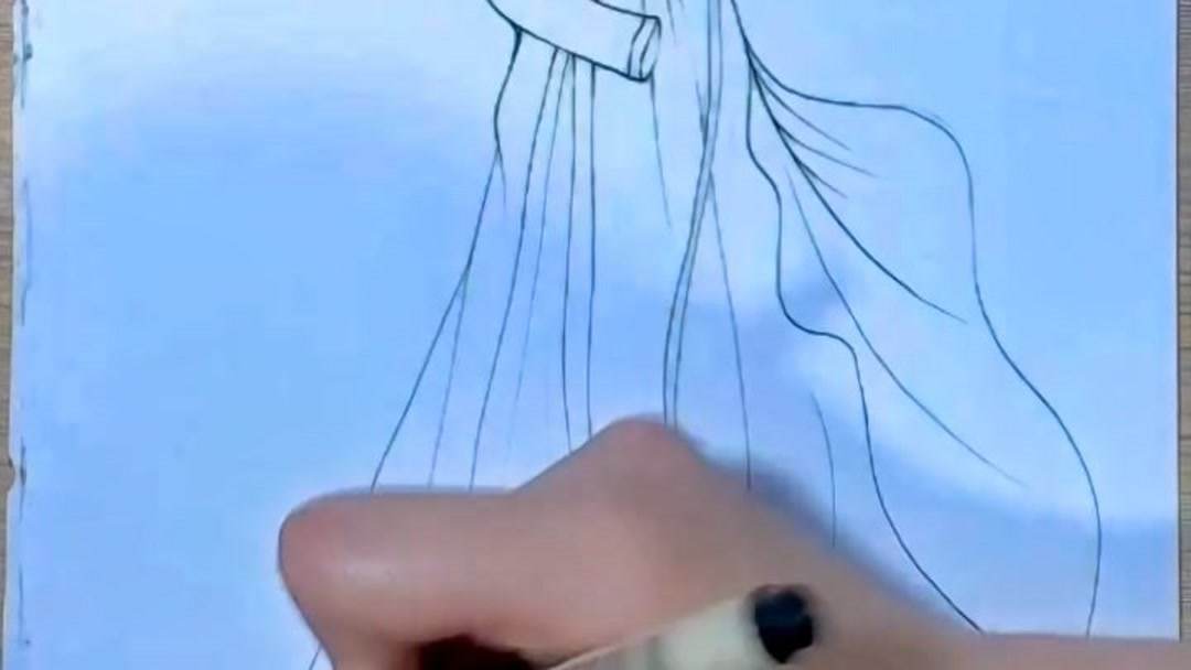 服装设计手绘-最美汉服画法