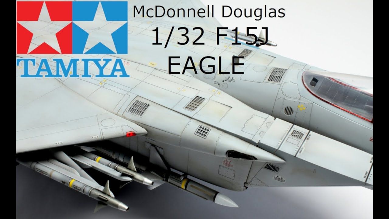 田宫 1/32 F-15J鹰式战斗机模型制作过程
