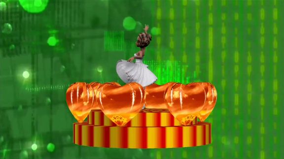 美册3D魔秀圆盘升降动画