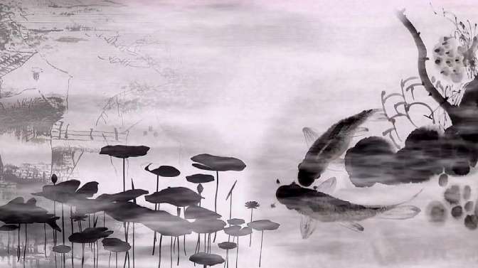中国水墨画视频,中国传统美术鉴赏,水墨画真是意境太美了!