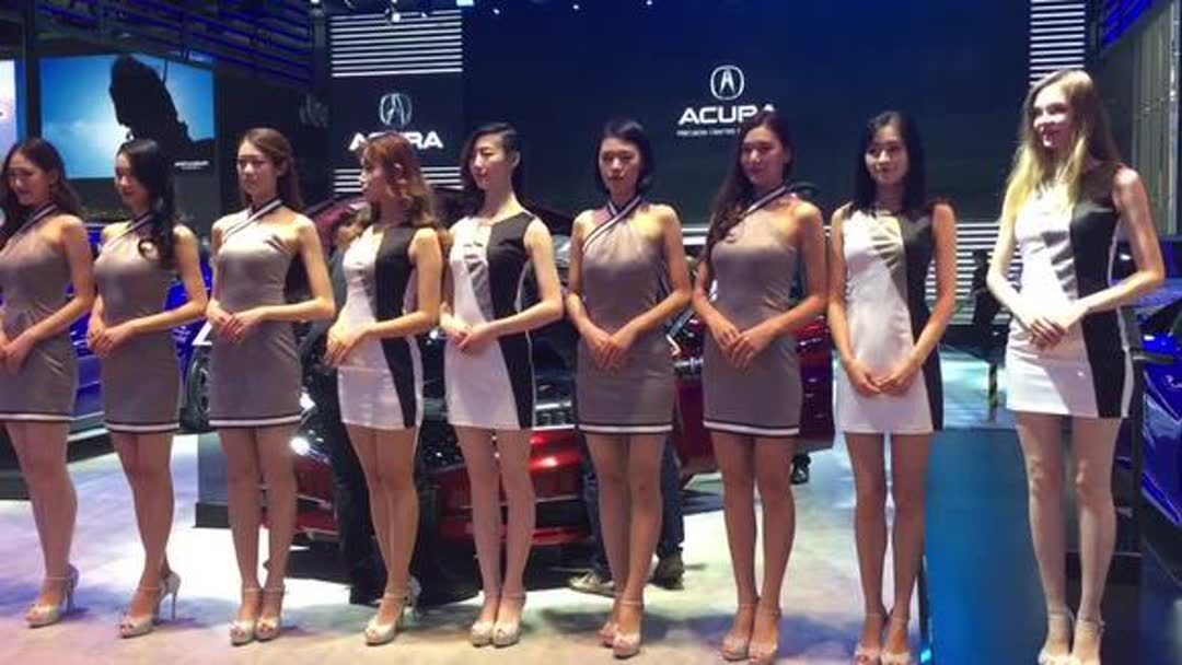 广州车展美女模特抢先看