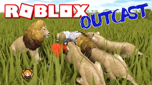 Roblox动物模拟器!狮子王大战黑豹!猛兽大乱斗