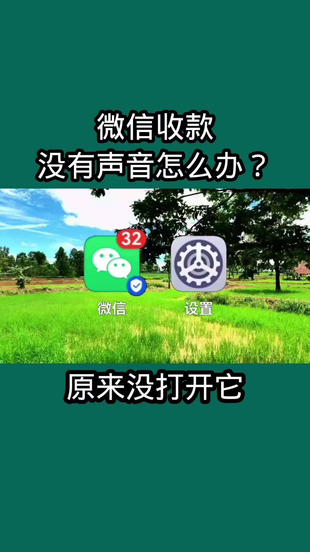 微信收款没有声音怎么办?原来是你没打开它!