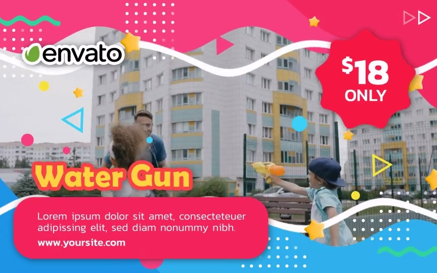 AE模板-校园生活视频介绍夏令营活动介绍视频儿童活动视频学校师资...