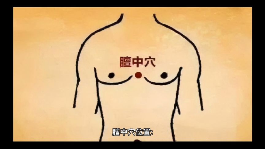 每天学点穴位——膻中穴