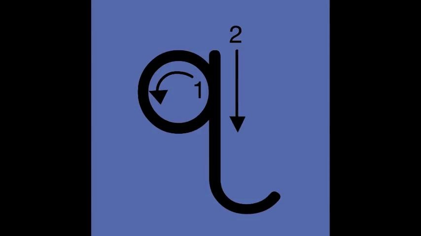 英文字母Q动画片