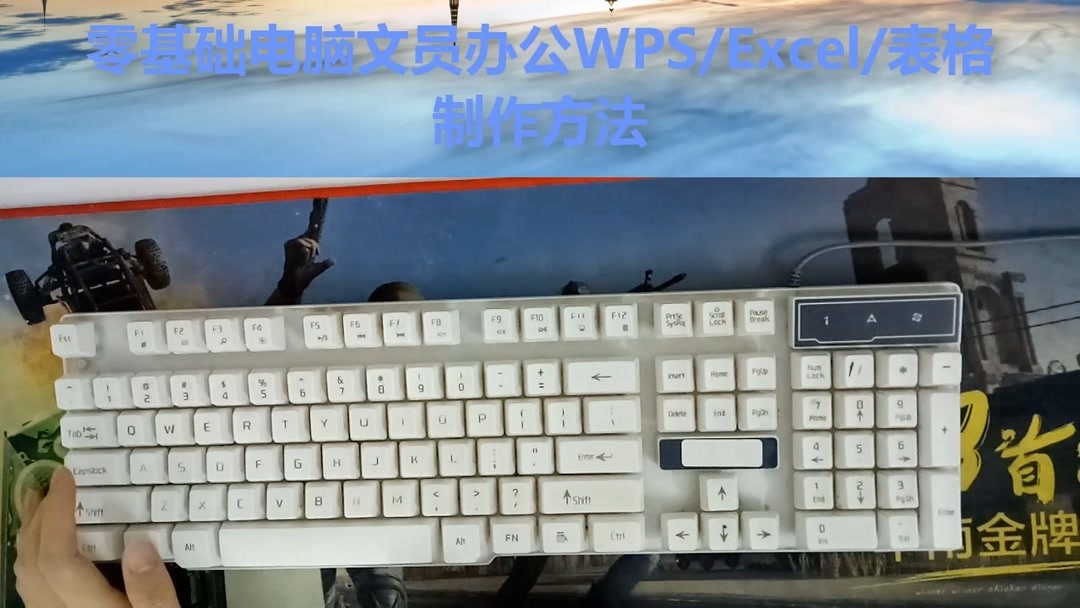 电脑表格制作初学教程,WPS表格制作教程,Word办公软件