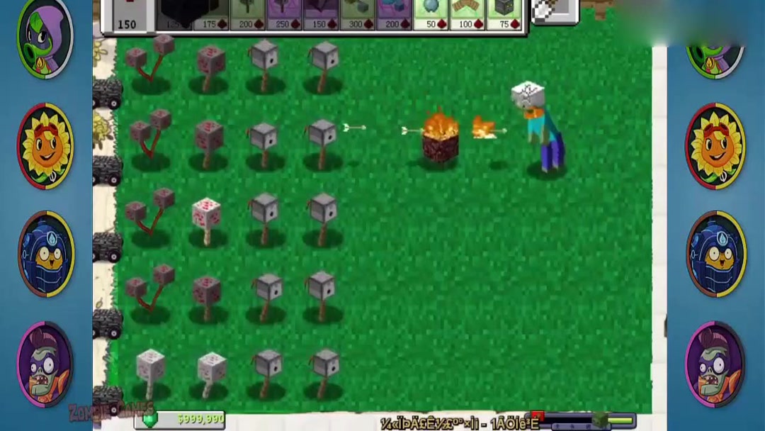 我的世界MC:太完美了!简直一模一样的我的世界版植物大战僵尸