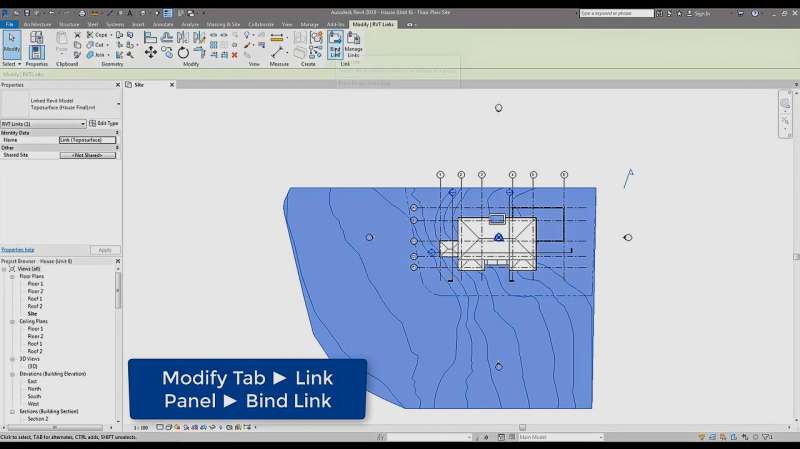 Revit软件教程,从入门到精通训练视频讲解,BindLink