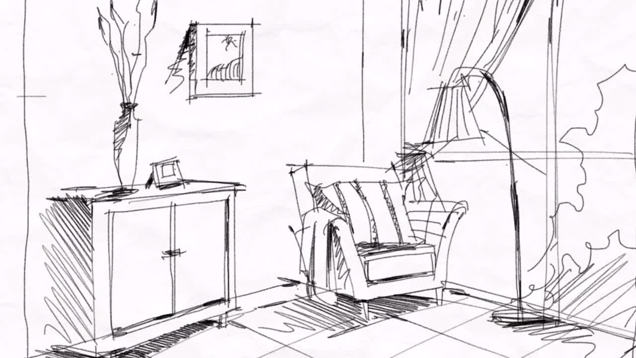 学渣又画画了,1只钢笔1盒画笔1个别墅#扶贫达人在行动# #微头条名...