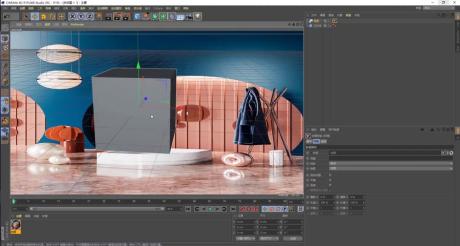 如何在C4D里设置背景参考图