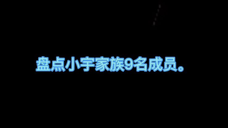 盘点小宇家族的9名成员,少了一个我倒立洗头。