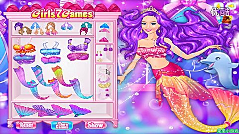 芭比公主之美人鱼 爱珍珠的人鱼公主 美人鱼动画片