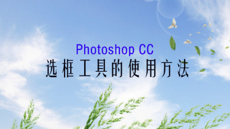 Photoshop CC选框工具的使用方法